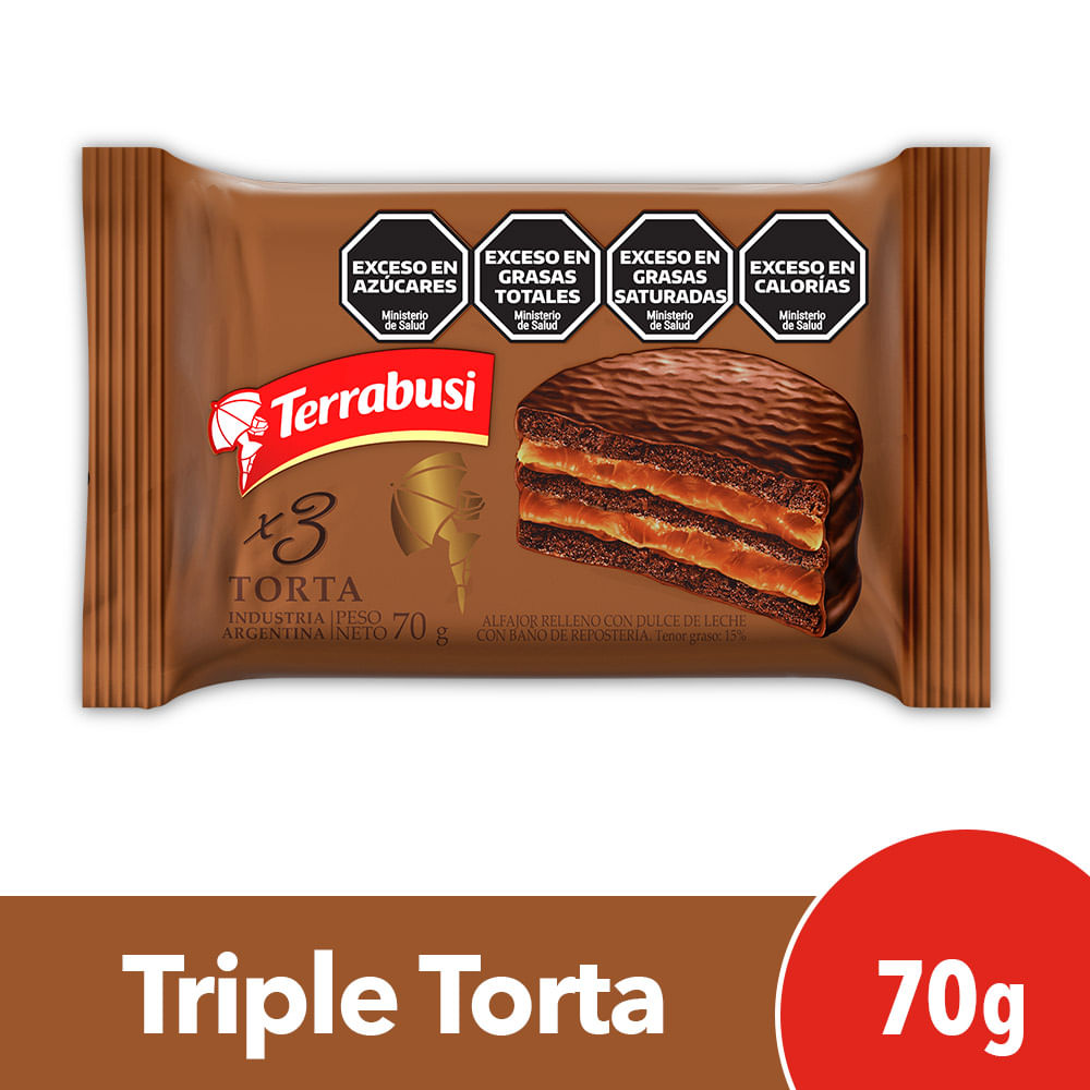 Alfajor Triple Terrabusi Torta 70g - Mi Tienda Mondelez