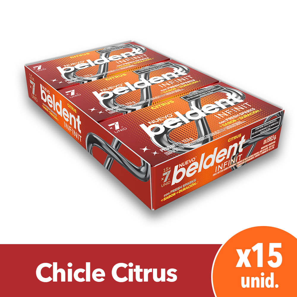 Chicles Beldent Infinit Citrus 13,3g - Mi Tienda Mondelez