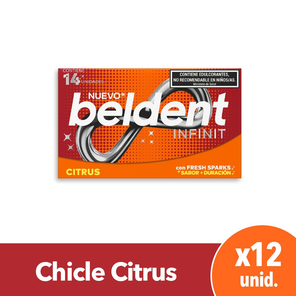 Chicles Beldent Infinit Citrus 26,6g - Mi Tienda Mondelez