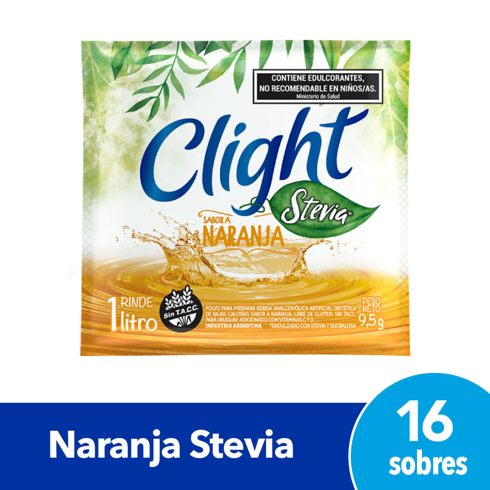Jugo Clight Naranja Stevia 9,5g - Mi Tienda Mondelez