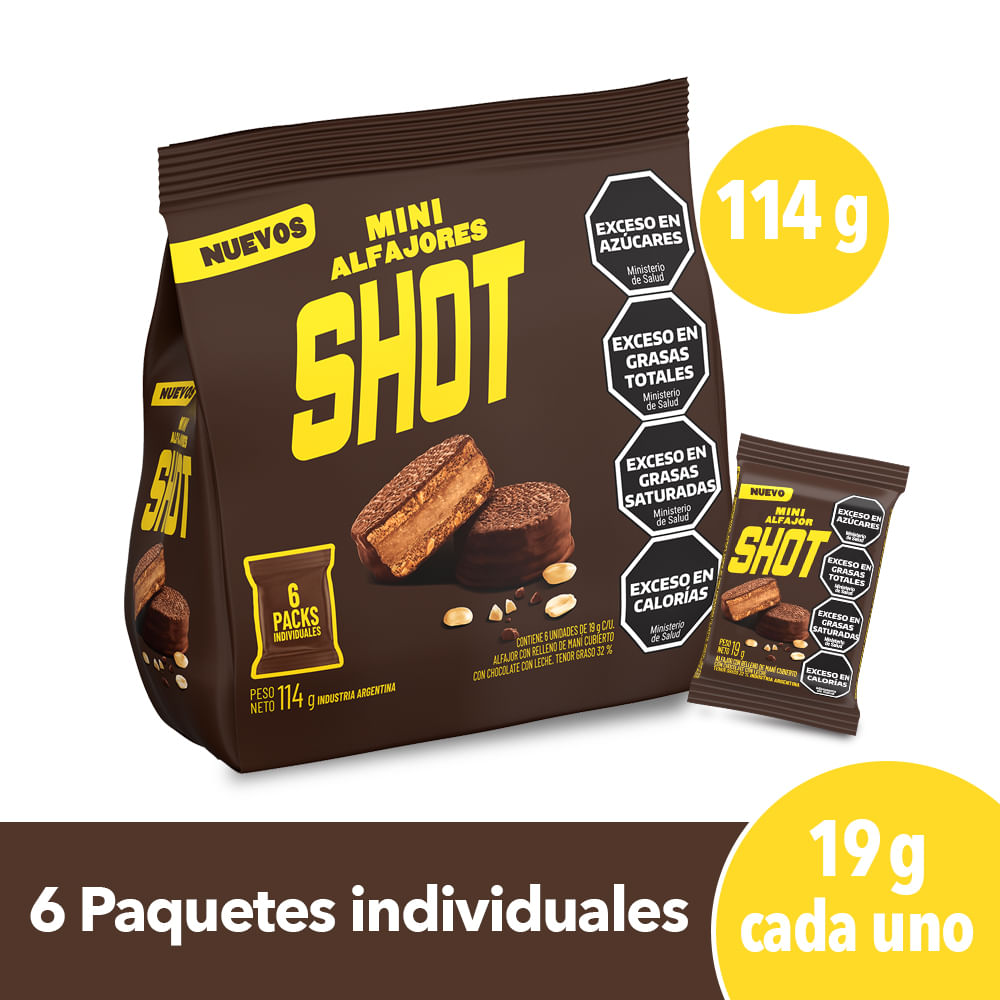 Mini Alfajores Shot 114g - Mi Tienda Mondelez